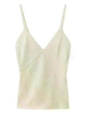 ASTA RESORT Carolina V-neck Top - Neutrals