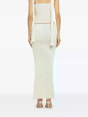 ASTA RESORT Carolina V-neck Top - Neutrals