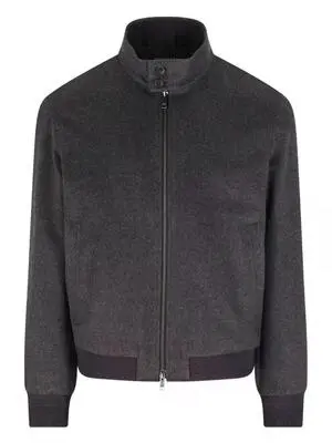 Zegna Wool-blend High-neck Jacket