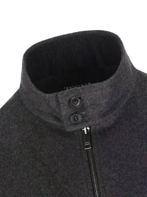 Zegna Wool-blend High-neck Jacket