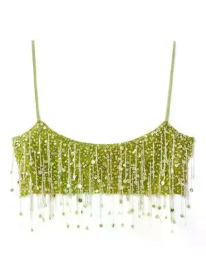 ASTA RESORT Yasmin Beaded Bralette - Yellow