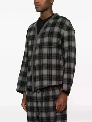 INDIVIDUAL SENTIMENTS Plaid-pattern Cardigan