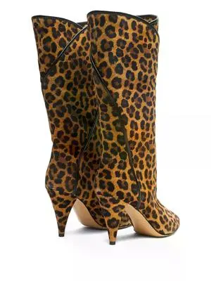 Casadei Venus Leopard-print Boots