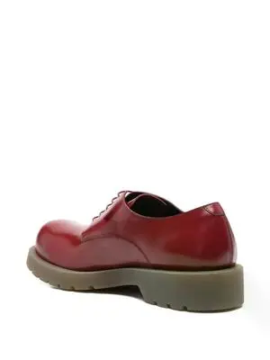 JIL SANDER Leather Derby Shoes - Red
