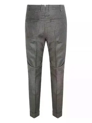 PT TORINO Checked-pattern Trousers