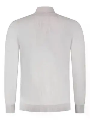DORIANI CASHMERE Zip-up High-neck Sweater