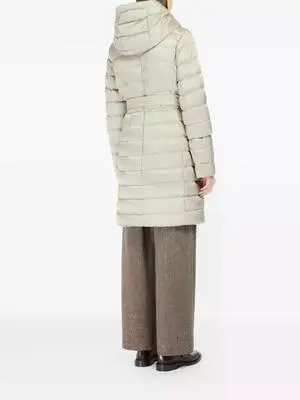 Max Mara Novef Hooded Wrap Coat - Neutrals