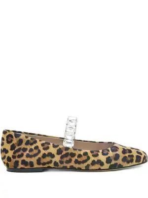 Casadei Leopard-print Ballerina Flats