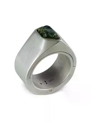 PARTS OF FOUR Sterling Sistema Sapphire Ring - Silver