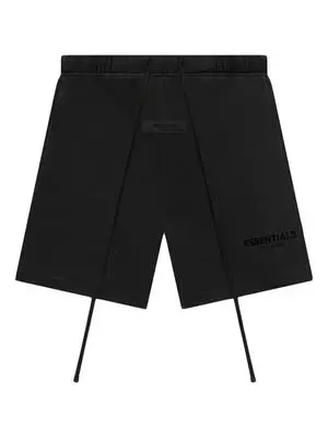 Fear Of God Logo Track Shorts - Black