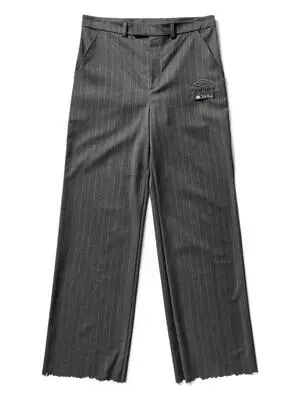 UMBRO Frayed Pinstriped Trousers