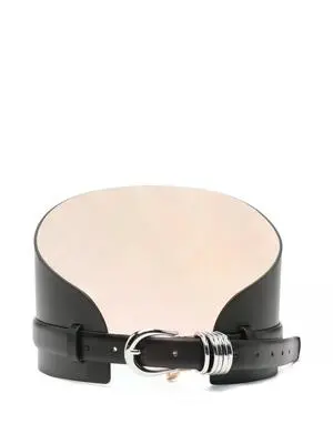 DEHANCHE Leather Belt - Black