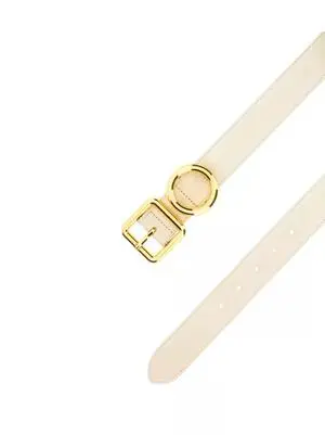 Jacquemus Geometric-buckle Leather Belt