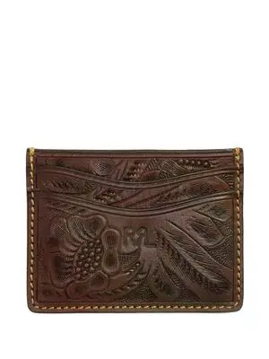 Ralph Lauren Hand-tooled Leather Cardholder - Brown