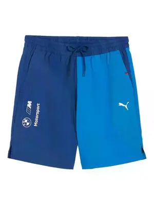 PUMA Bmw Motorsport Colour-block Track Shorts - Blue