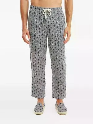 PENINSULA SWIMWEAR Geometric-pattern Pants
