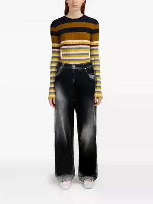 Marni Faded Wide-leg Jeans
