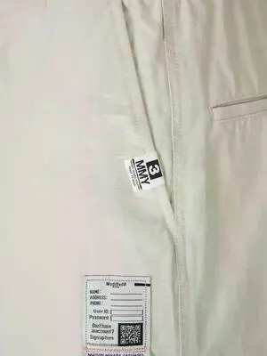 Mihara Yasuhiro Logo-patch Cotton Trousers