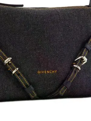 Givenchy Mini Voyou Denim Shoulder Bag - Blue