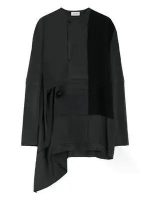 LEMAIRE Pleated Asymmetrical Blouse