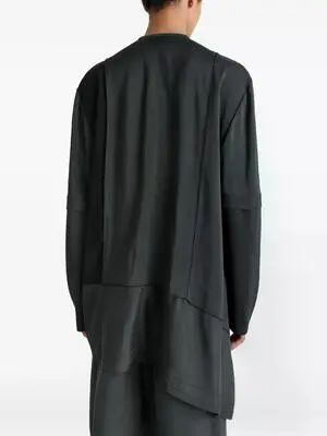 LEMAIRE Pleated Asymmetrical Blouse