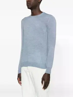 GIUUNO Crew-neck Sweater - Blue