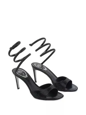 Rene Caovilla 100mm Crystal-embellished Heeled Sandals
