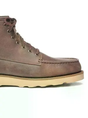 SEBAGO Lace-up Leather Boots - Brown