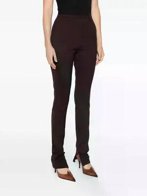 THELATEST Zip-detail Trousers - Brown