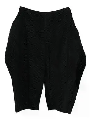 Issey Miyake Cropped Wide-leg Trousers