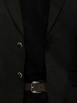 MARSEM Notched-lapel Single-breasted Blazer