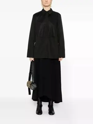 JIL SANDER Cotton Shirt - Black
