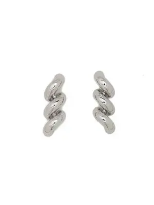 Eddie Borgo Rope Drop Earrings - Silver