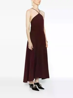 JIL SANDER Halter-neck Dress - Red