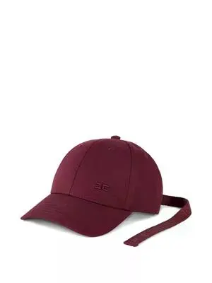 Elisabetta Franchi Logo Baseball Cap - Red