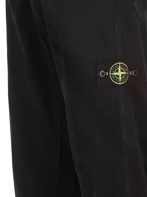 Stone Island Logo-patch Trousers - Blue