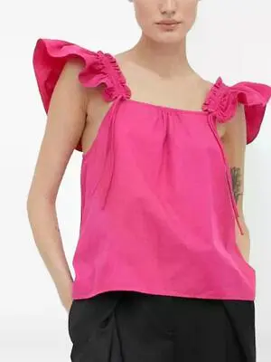 Day Birger Et Mikkelsen Ruffled Sleeveless Top