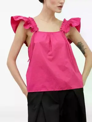 Day Birger Et Mikkelsen Ruffled Sleeveless Top