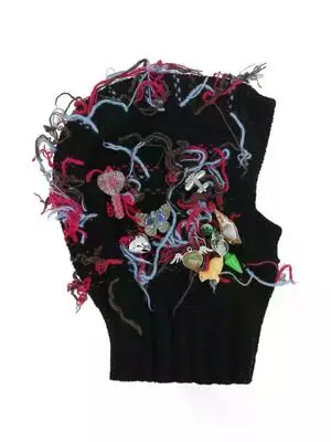 CHOPOVA LOWENA Embellished Knitted Hat