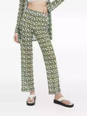 RÉSUMÉ Geometric-pattern Trousers