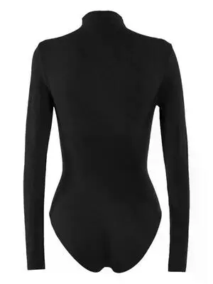 Wolford High-neck Long-sleeve Bodysuit - Black