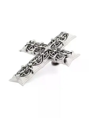 Emanuele Bicocchi Notre Dame Cross Brooch - Silver