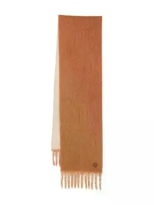 Moncler Fringed Scarf - Brown