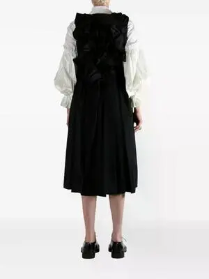 Comme Des Garçons Wool Midi Dress