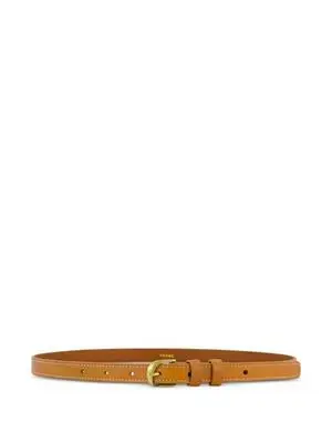 FRAME Twist-buckle Leather Belt - Brown