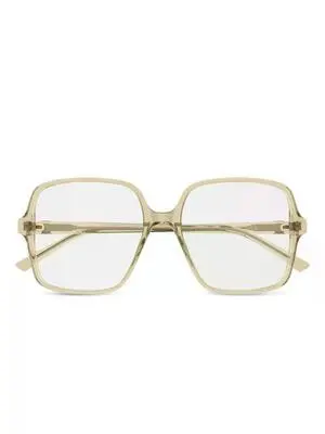 Gucci Square-frame Glasses - Neutrals