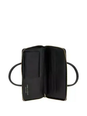 Comme Des Garçons Zip Leather Wallet - Black