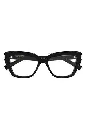 Saint Laurent Geometric Glasses - Black