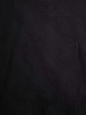 Elisabetta Franchi V-neck Fine Knit Sweater - Black