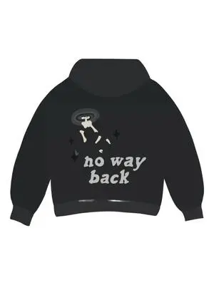 BROKEN PLANET Trapped In Time Graphic Hoodie
